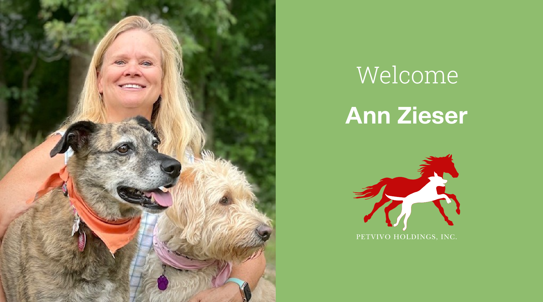 Ann Zieser Joins PetVivo Holdings, Inc. as Senior Technical Veterinari ...
